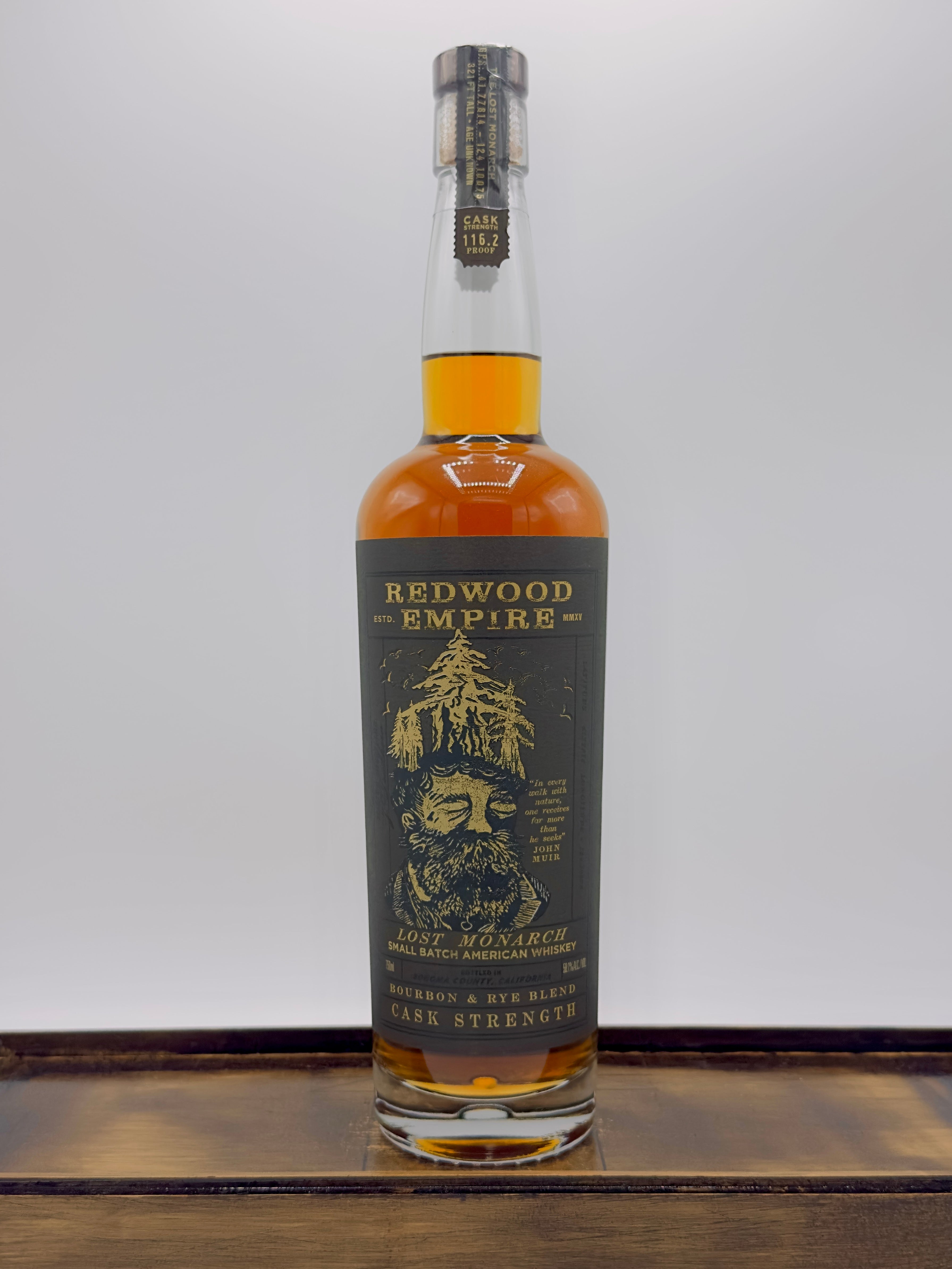 Redwood Empire Lost Monarch Cask Strength Blended Whiskey