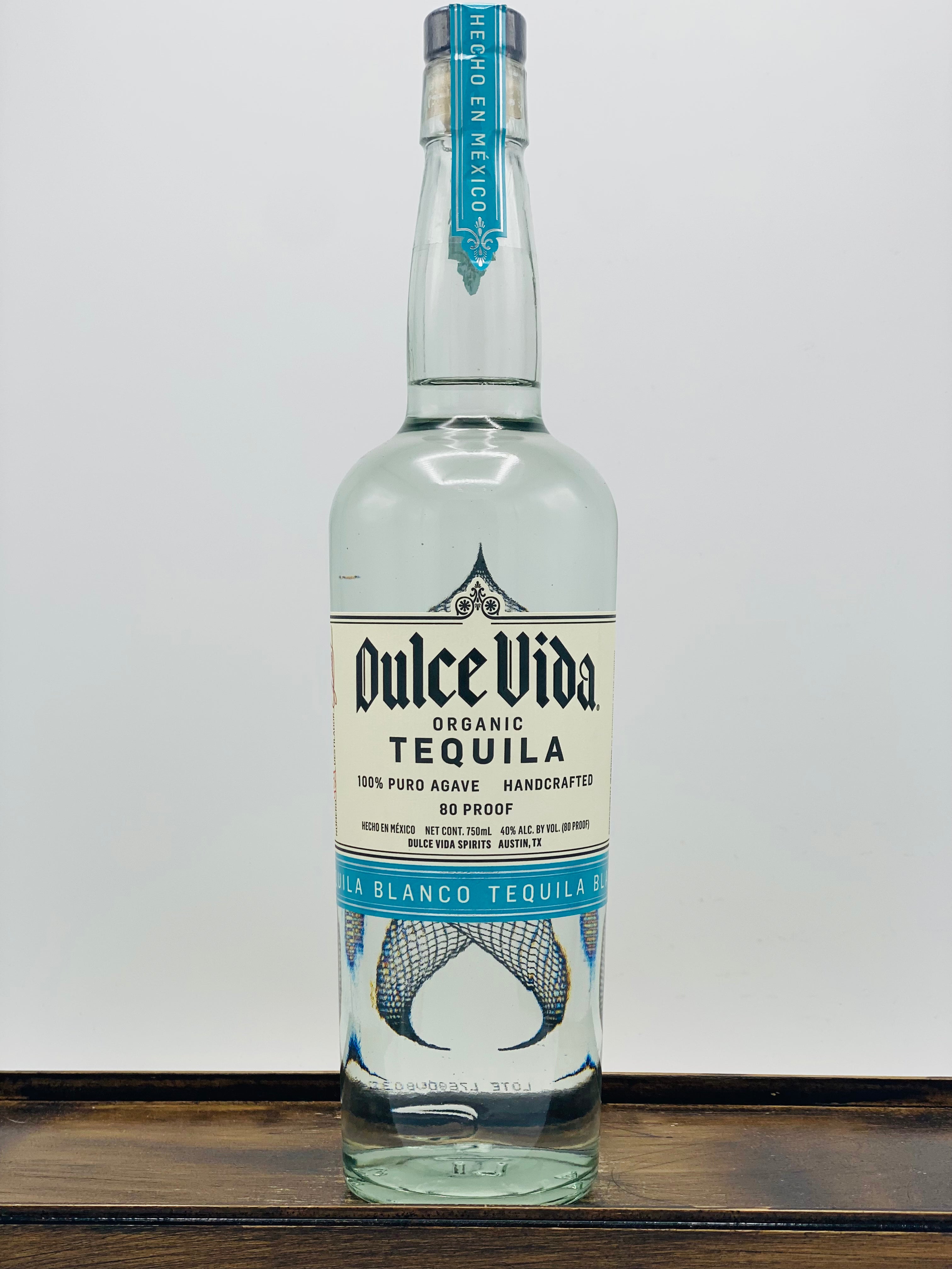 Dulce Vida Blanco 80 Proof Organic Tequila