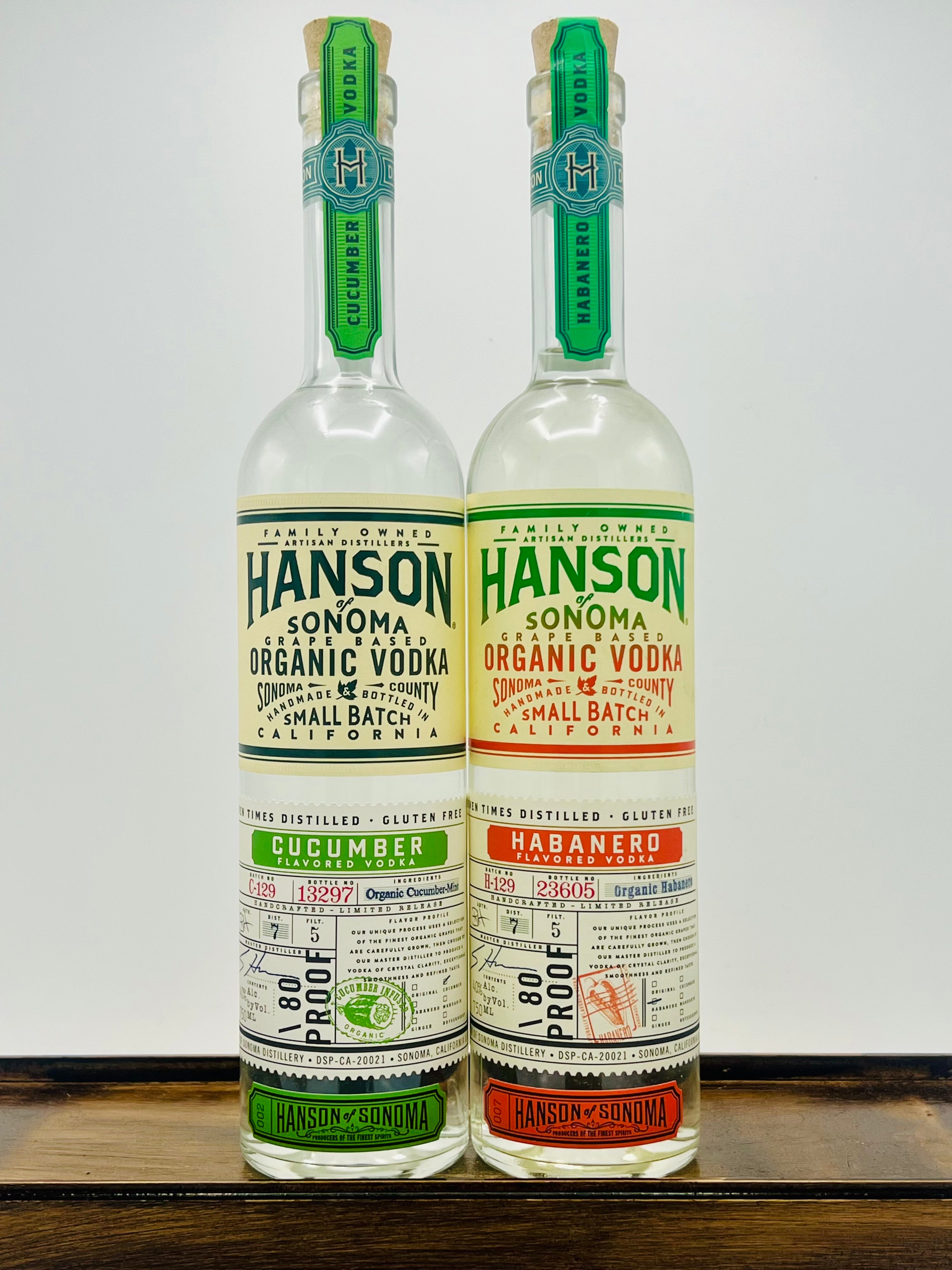 Hanson of Sonoma Organic Habanero Vodka