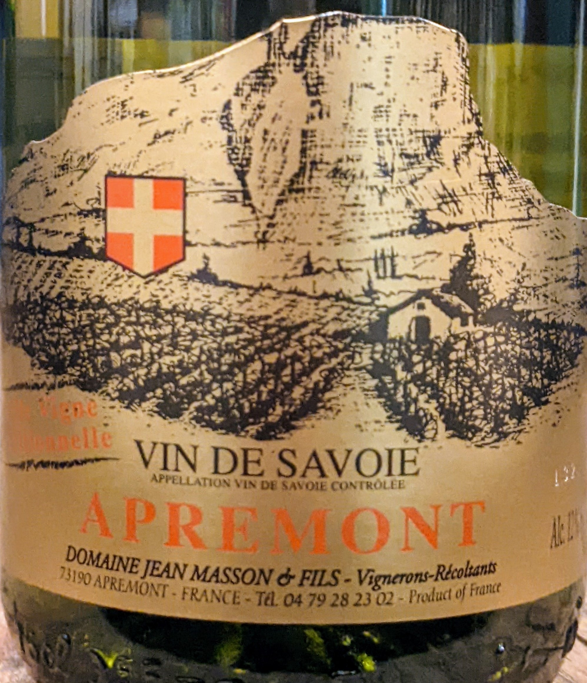 Domaine Jean Masson & Fils 'Apremont Traditionnelle' Vieille Vignes Ja ...